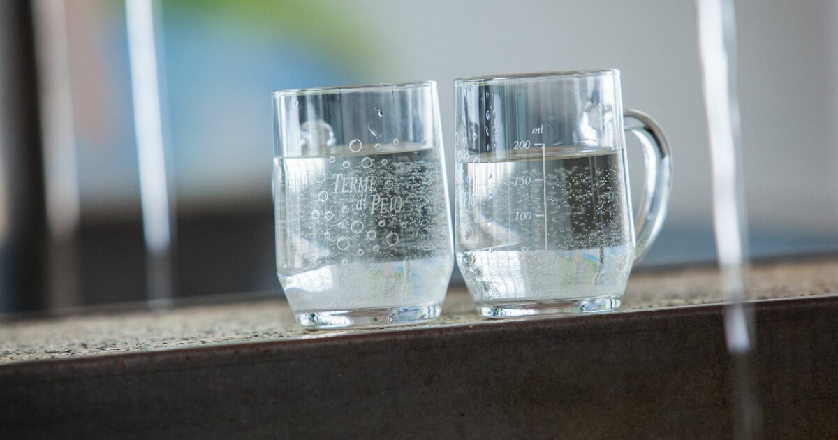 Thermal waters at the Pejo Thermal Spa in Trentino